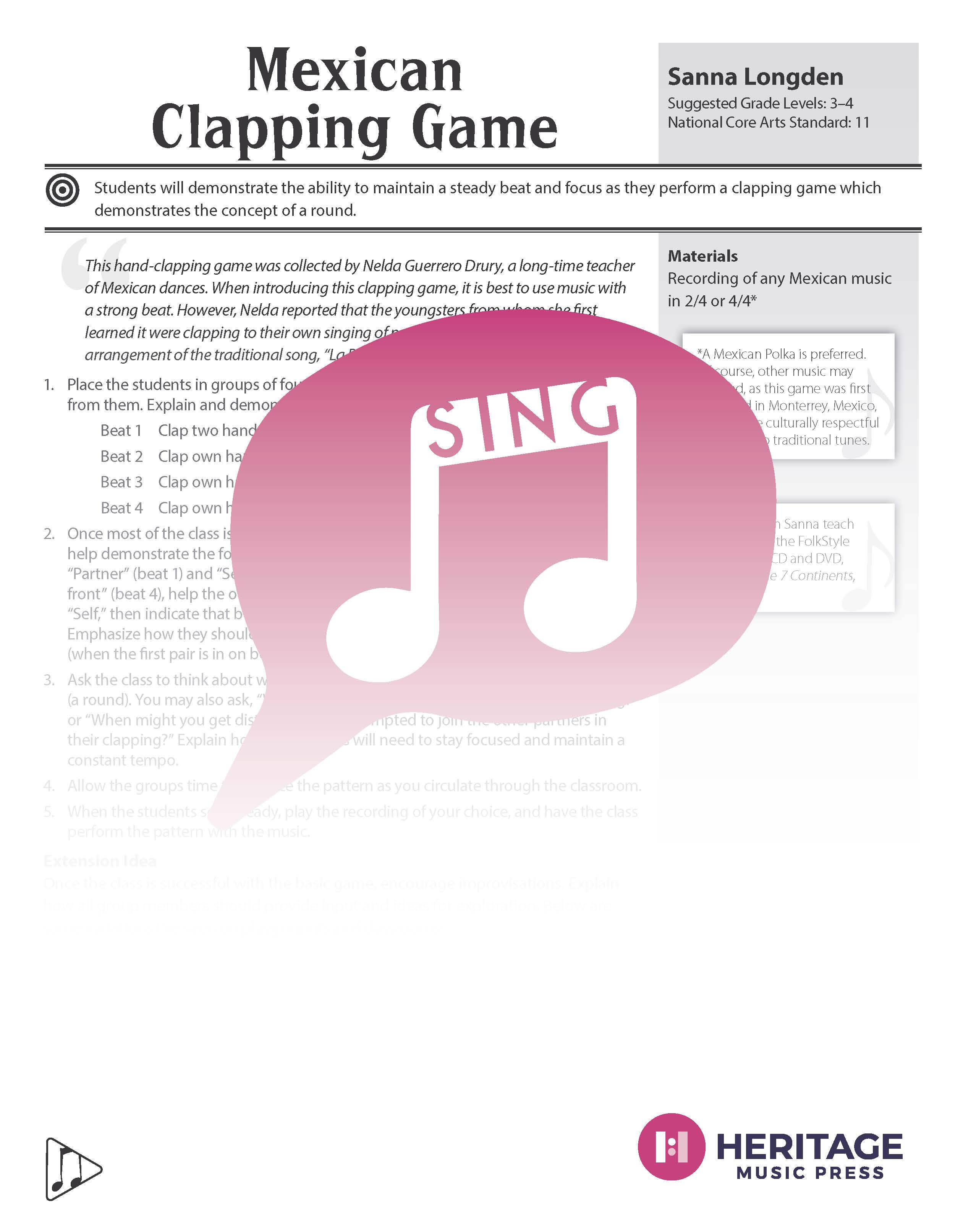 Mexican Clapping Game